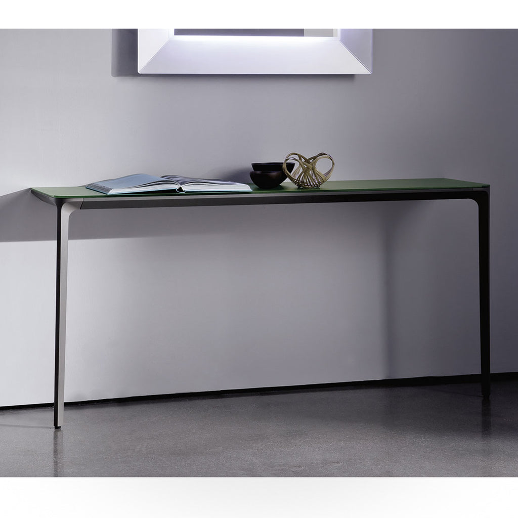 Slim 2 Leg Console Table, by Sovet, Ceramic table top – ARIA