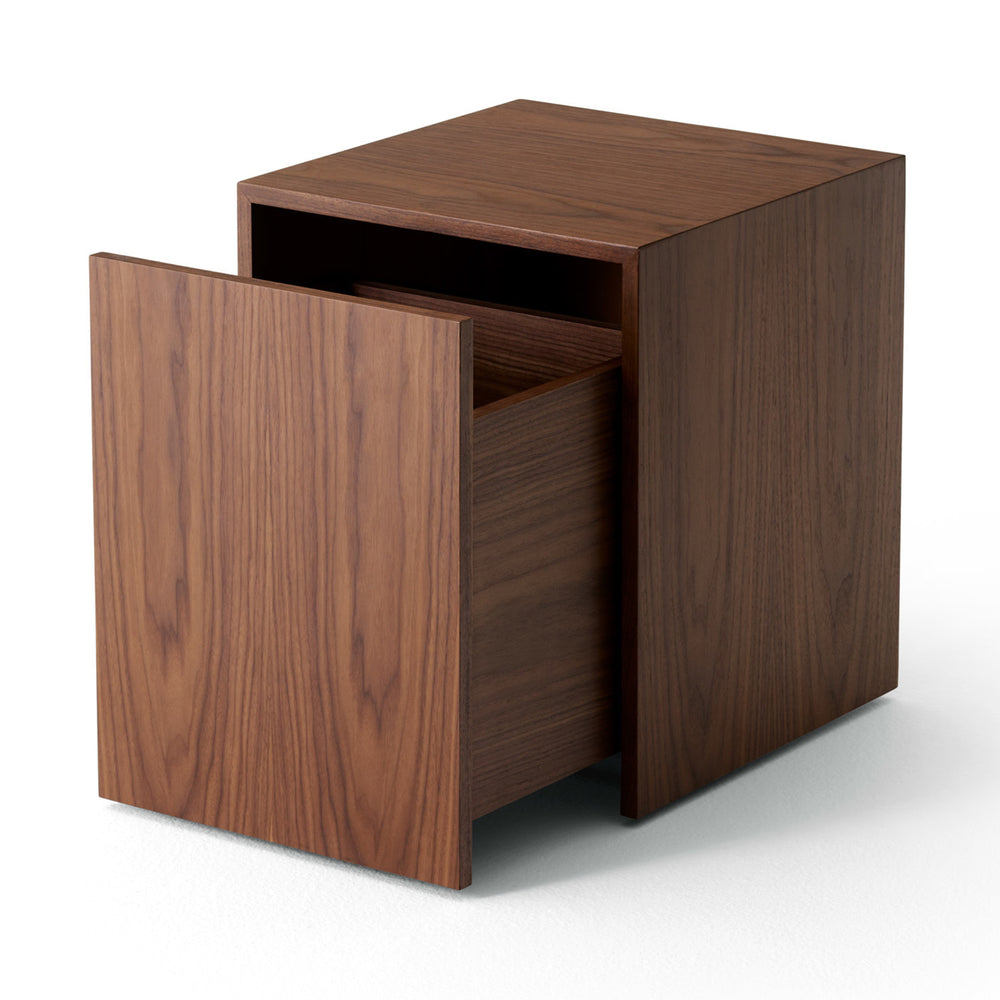 Mass Side Table & Storage by New Works, Walnut – ARIA