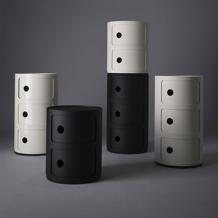 Componibili 3 Tier Storage Unit & Side Table by Kartell – ARIA