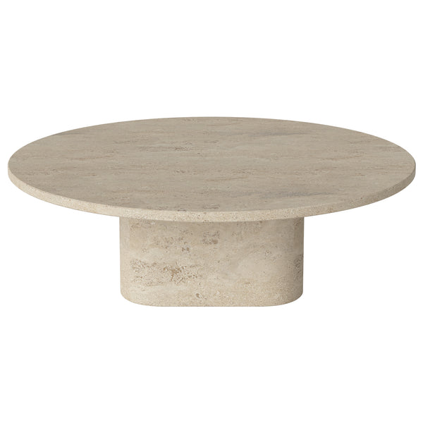 Eida Coffee Table by Bolia, Solid Travertine Marble Stone – ARIA