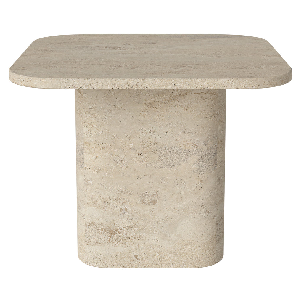 Eida Coffee Table by Bolia, Solid Travertine Marble Stone – ARIA