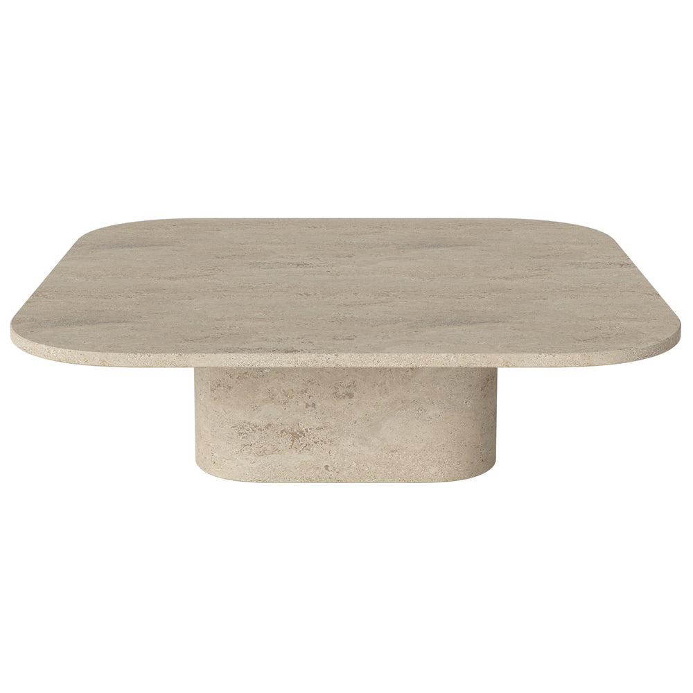 Eida Coffee Table by Bolia, Solid Travertine Marble Stone – ARIA