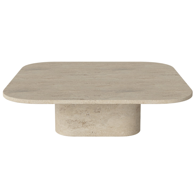 Eida Coffee Table by Bolia, Solid Travertine Marble Stone – ARIA