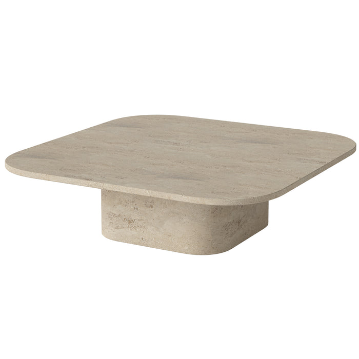 Eida Coffee Table by Bolia, Solid Travertine Marble Stone – ARIA