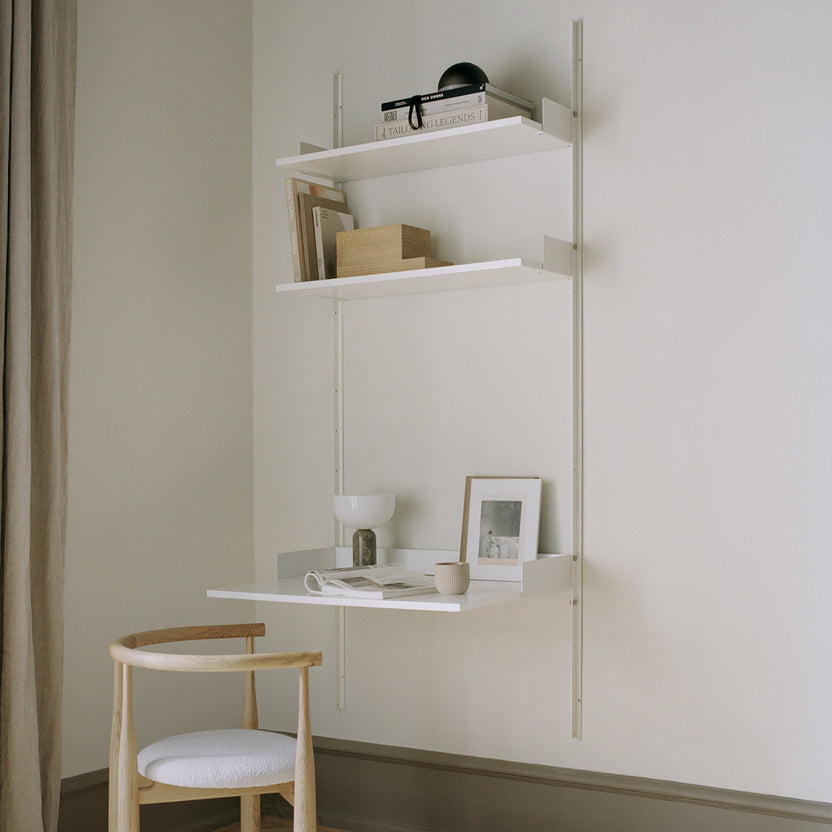 New Works Wall-Mounted Study Shelf With Desktop – ARIA