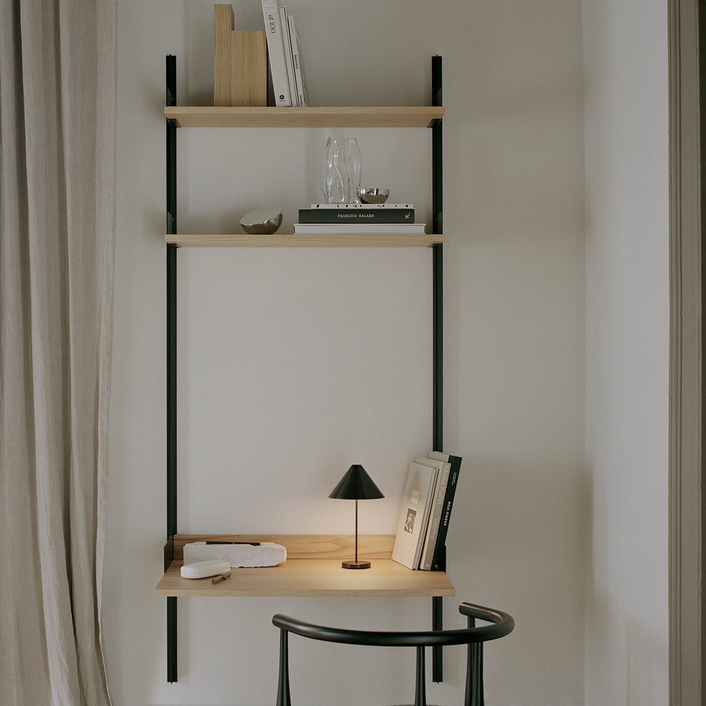 New Works Wall-Mounted Study Shelf With Desktop – ARIA