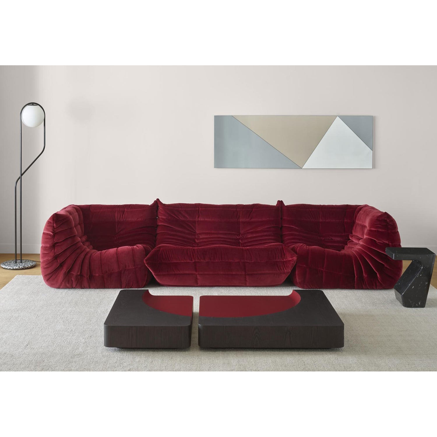 Togo Small Sofa Alcantara Fabric