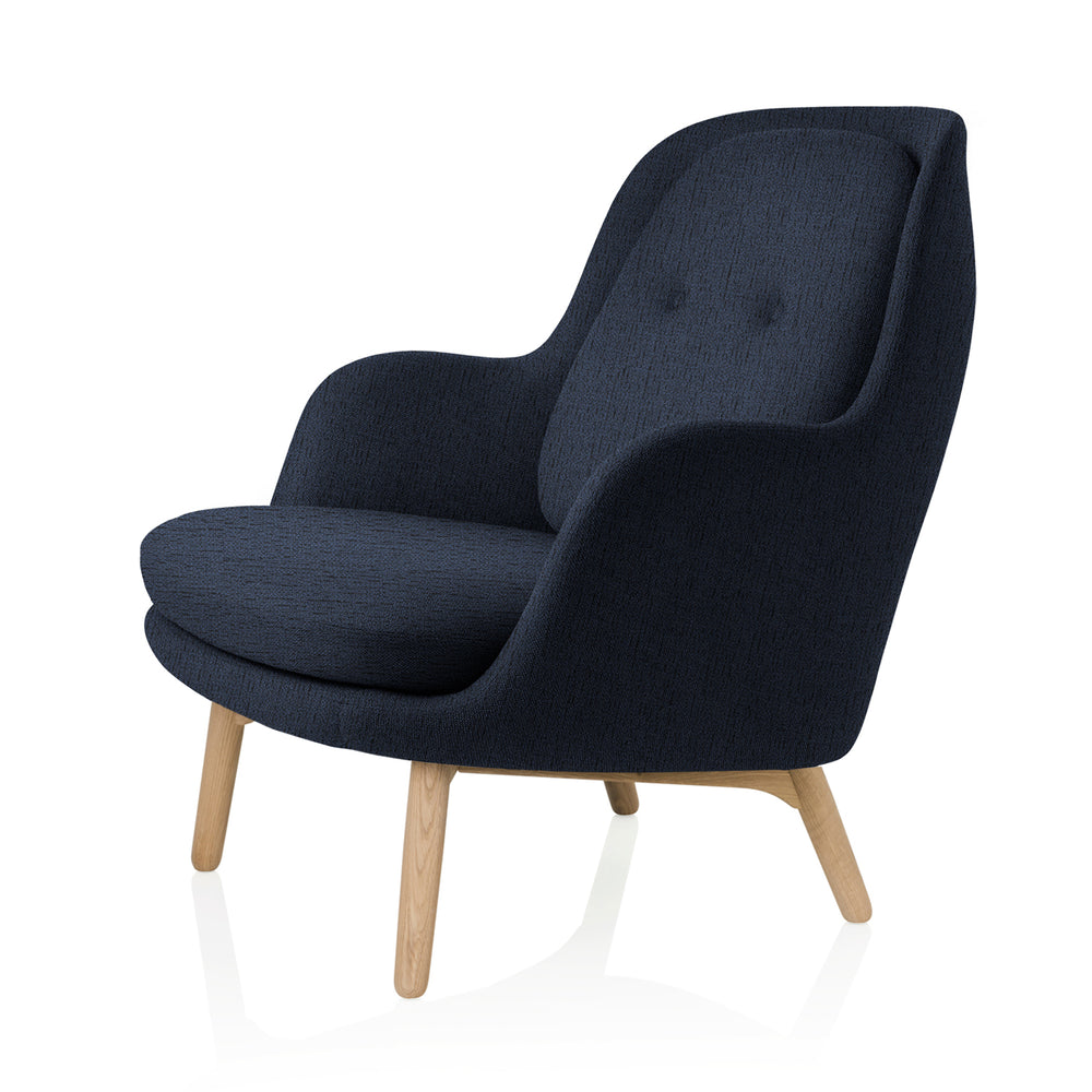 Fri Lounge Chair JH5 by Fritz Hansen, Luxury Upholstered Armchair – ARIA