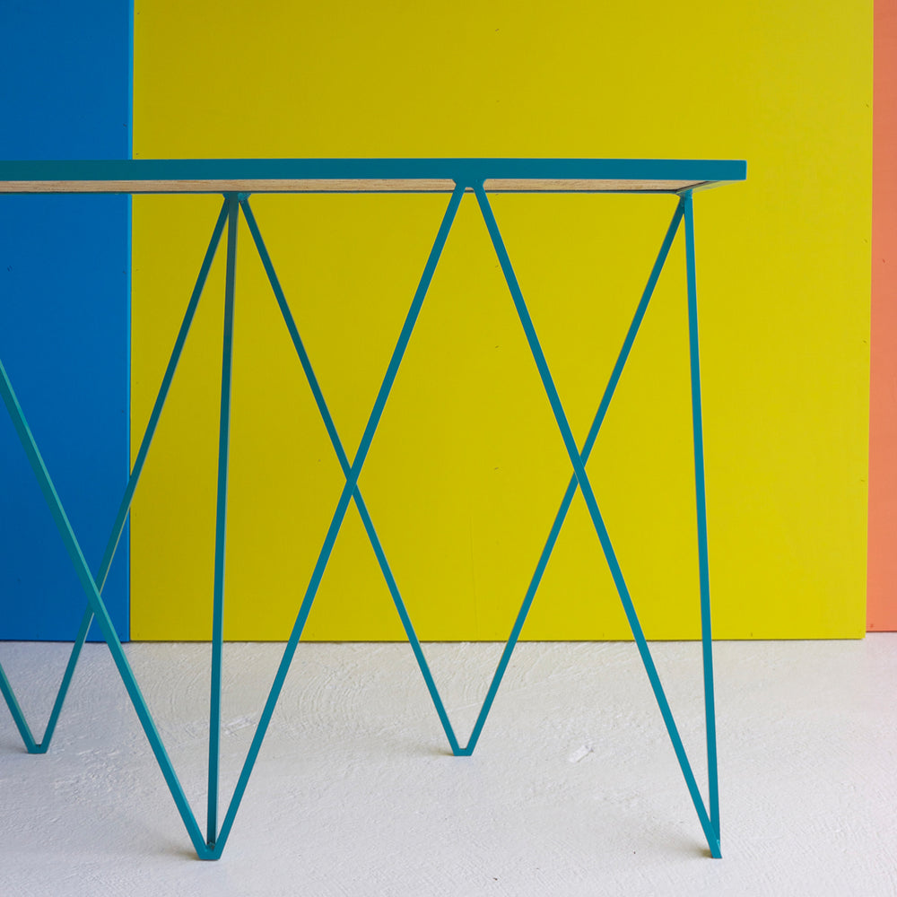 Giraffe Console Table by &New, Coloured Console Lacquered Steel – ARIA