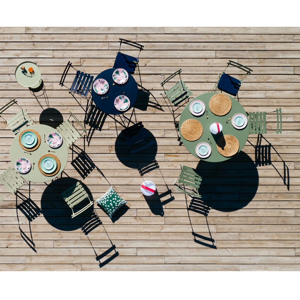 Bistro Round Metal Outdoor Table, 60cm by Fermob |Folding Dining Table ...