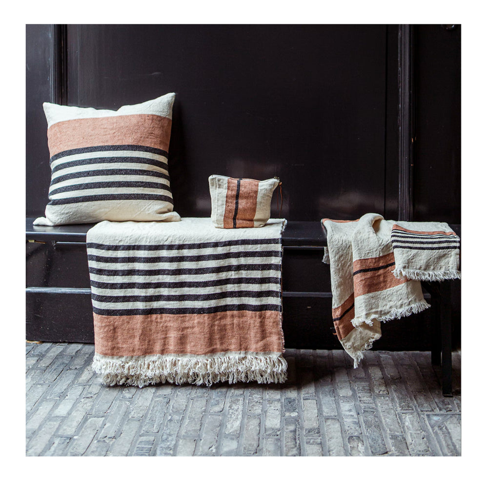 Libeco Linen Throw, Natural 100% Linen – ARIA