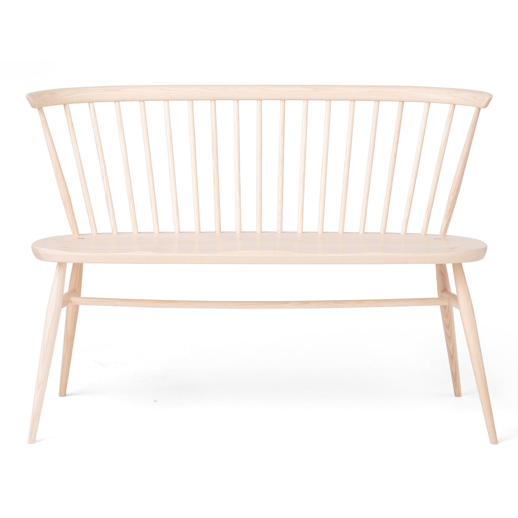 Ercol Loveseat, Mid-Century Dining Bench Solid Wood – ARIA
