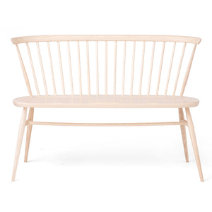 Ercol Loveseat, Mid-Century Dining Bench Solid Wood – ARIA