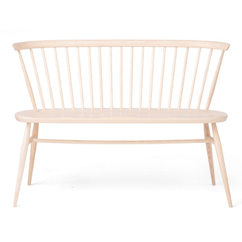 Ercol Loveseat, Mid-Century Dining Bench Solid Wood – ARIA