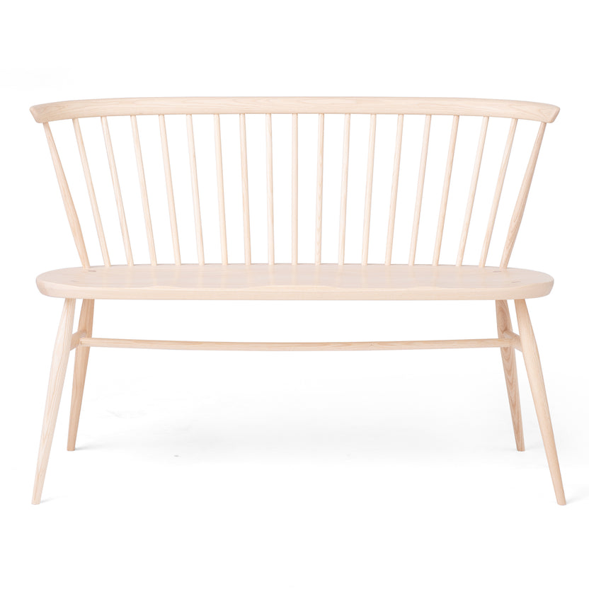 Ercol Loveseat, Mid-Century Dining Bench Solid Wood – ARIA