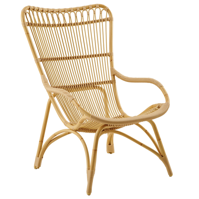 Monet High Back Outdoor Lounge Chair | Weatherproof Garden Lounger – ARIA