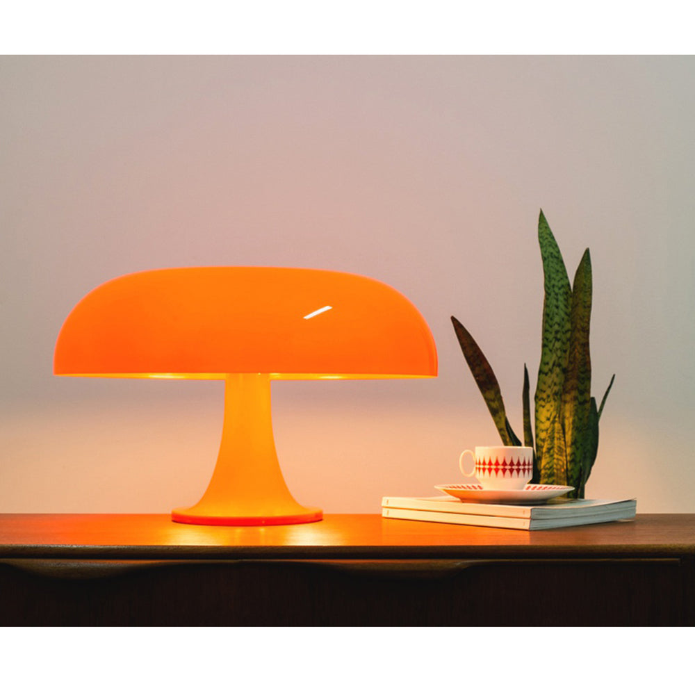 Nessino Table Lamp by Artemide, Mushroom Retro Desk Lamp – ARIA