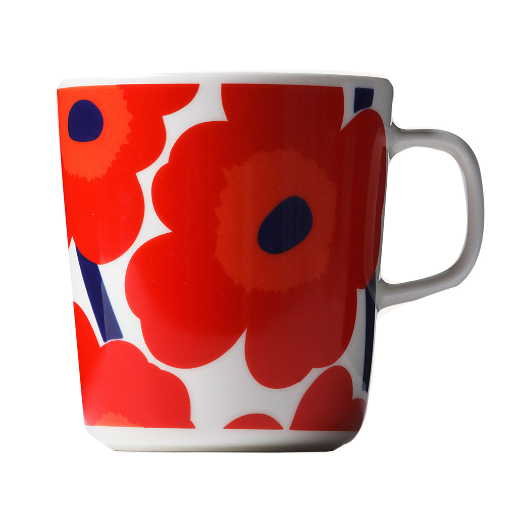 Oiva Unikko Mug, Red 40cl by Marimekko – ARIA