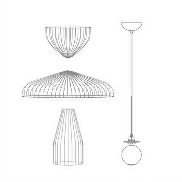 Parachute Light - Black by Ligne Roset | Pendant Light | Lighting ...