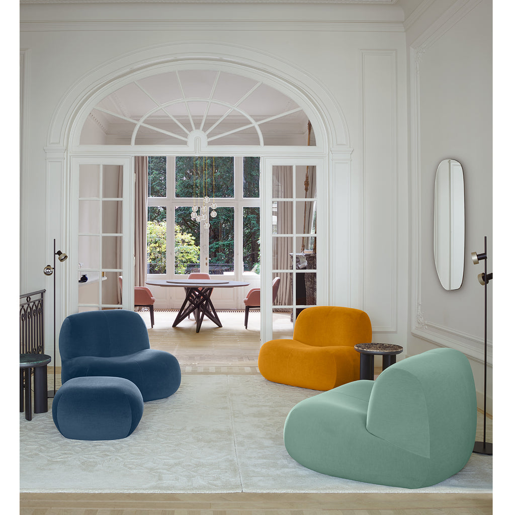 Pukka Armchair by Ligne Roset, Kvadrat Velvet Gentle 2 Fabric – ARIA