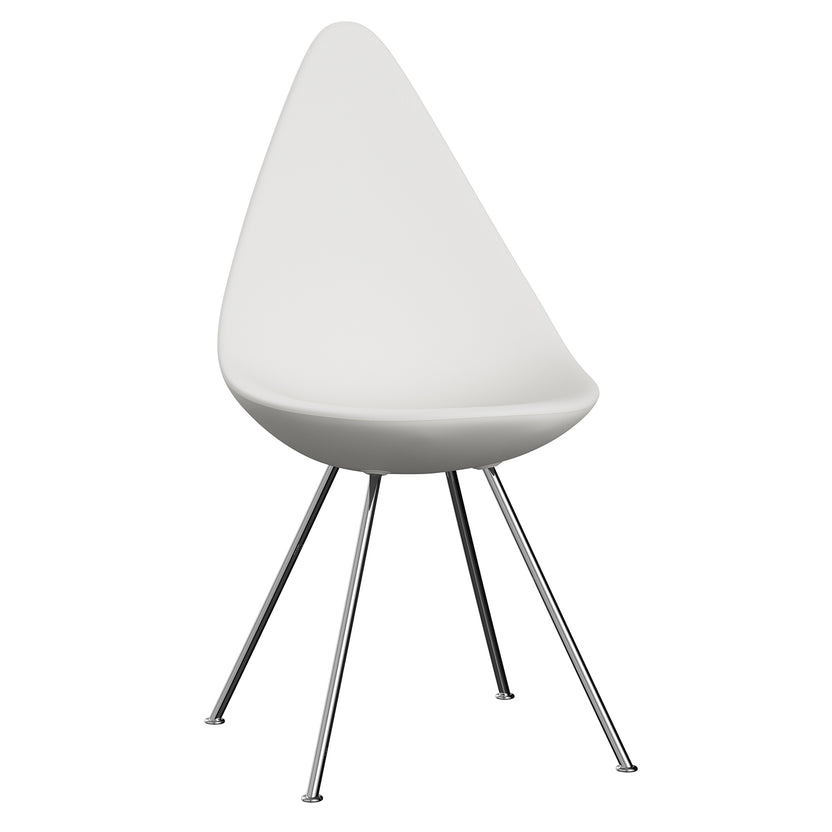 Drop Chair by Arne Jacobsen for Fritz Hansen, Sculpted dining chair – ARIA